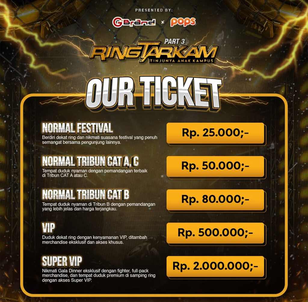 Ring Tarkam Part 3 - POPS Shop